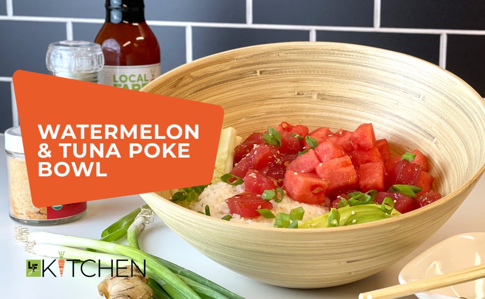Watermelon & Tuna Poke Bowl